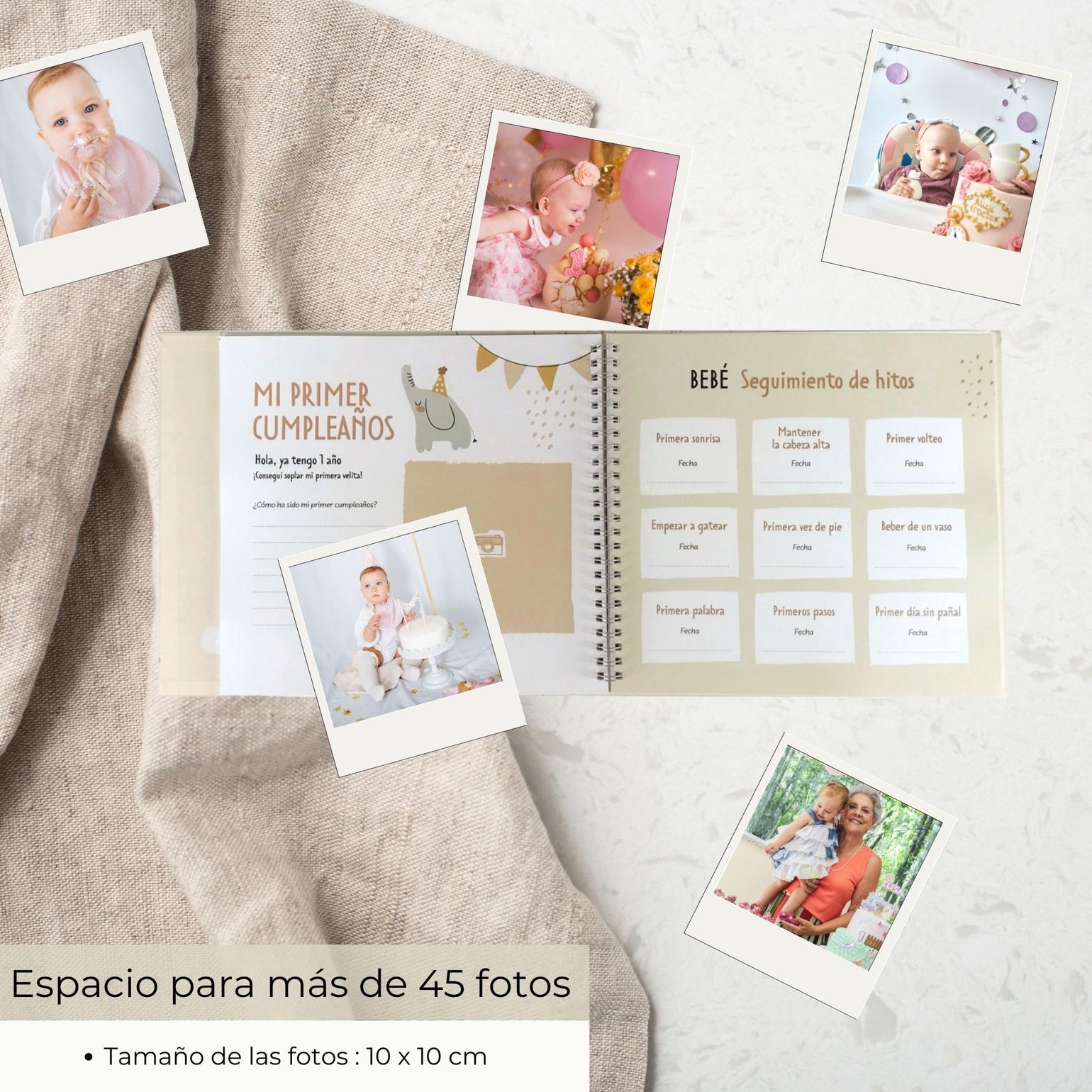 Álbum de recuerdos bebé, regalo original para recién nacidos I HuBorns